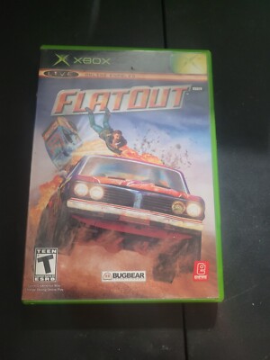 FlatOut (Microsoft Xbox, 2005) Original Xbox Tested Works 709550003867 ...