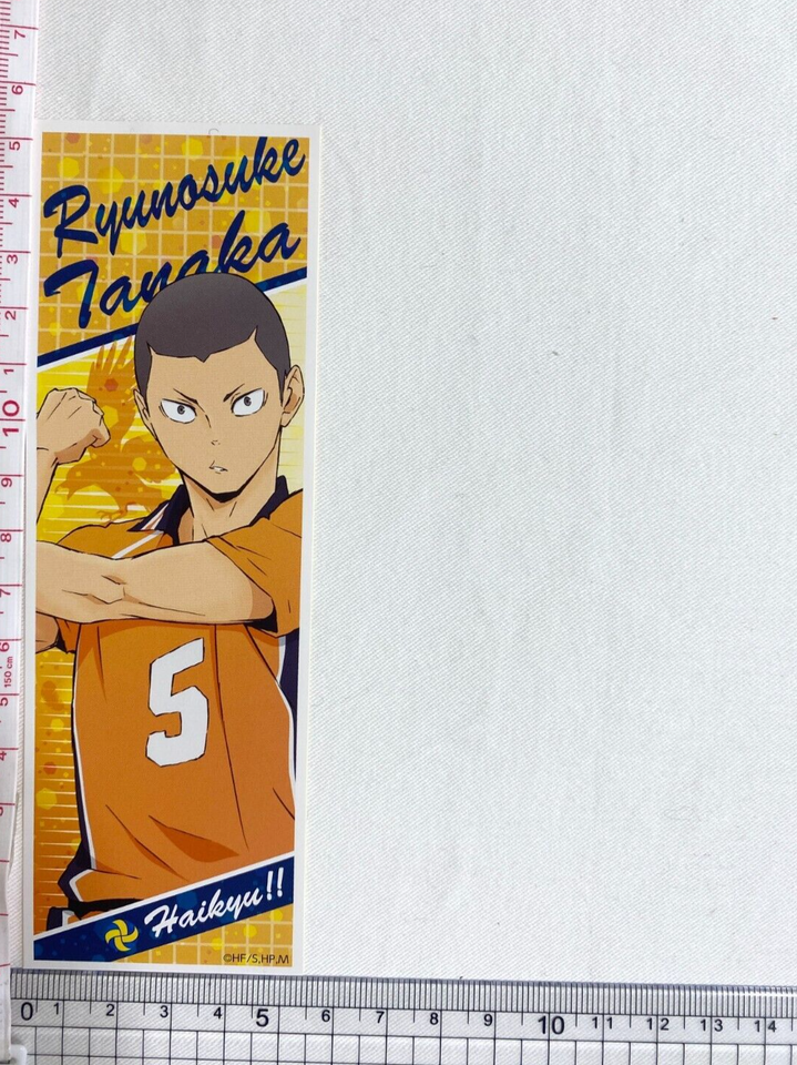 Haikyuu!! Haikyu!! Ryusuke Tanaka Trading Long Sticker Card TCG No.05 ...