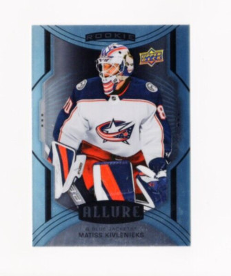2020-21 Upper Deck Allure Matiss Kivlenieks #121 Rookie Columbus Blue ...