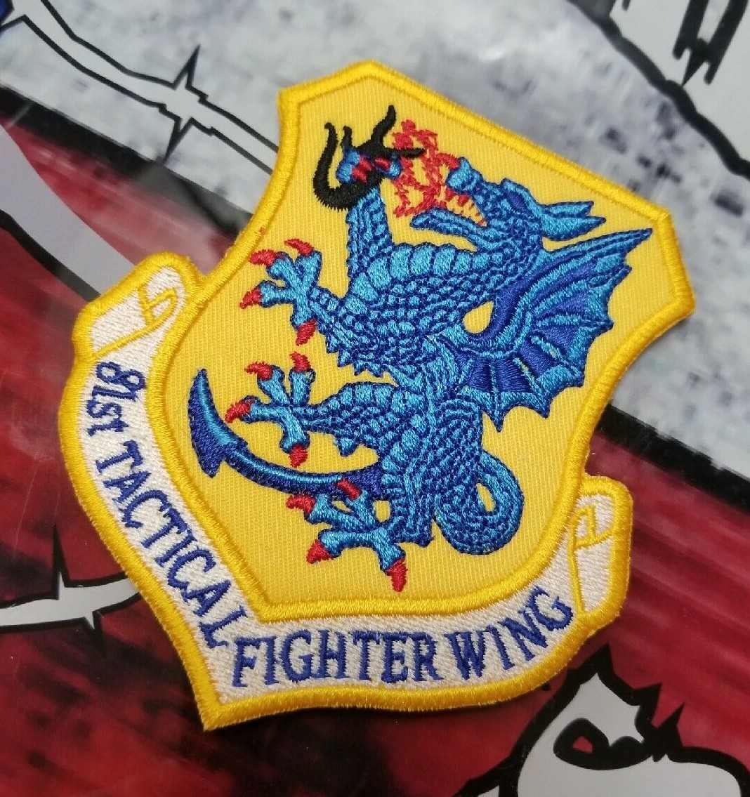 EMBROIDERED 81st TACTICAL FIGHTER WING PATCH (Please Read Ad) | eBay