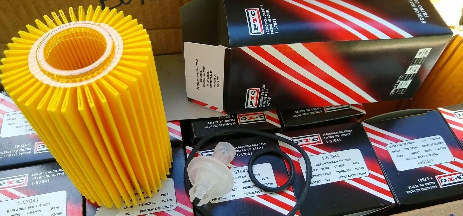 12 PK! PTC 57041 Oil Filter = Fram CH10295 Champ P979 K&N 7018 for ...