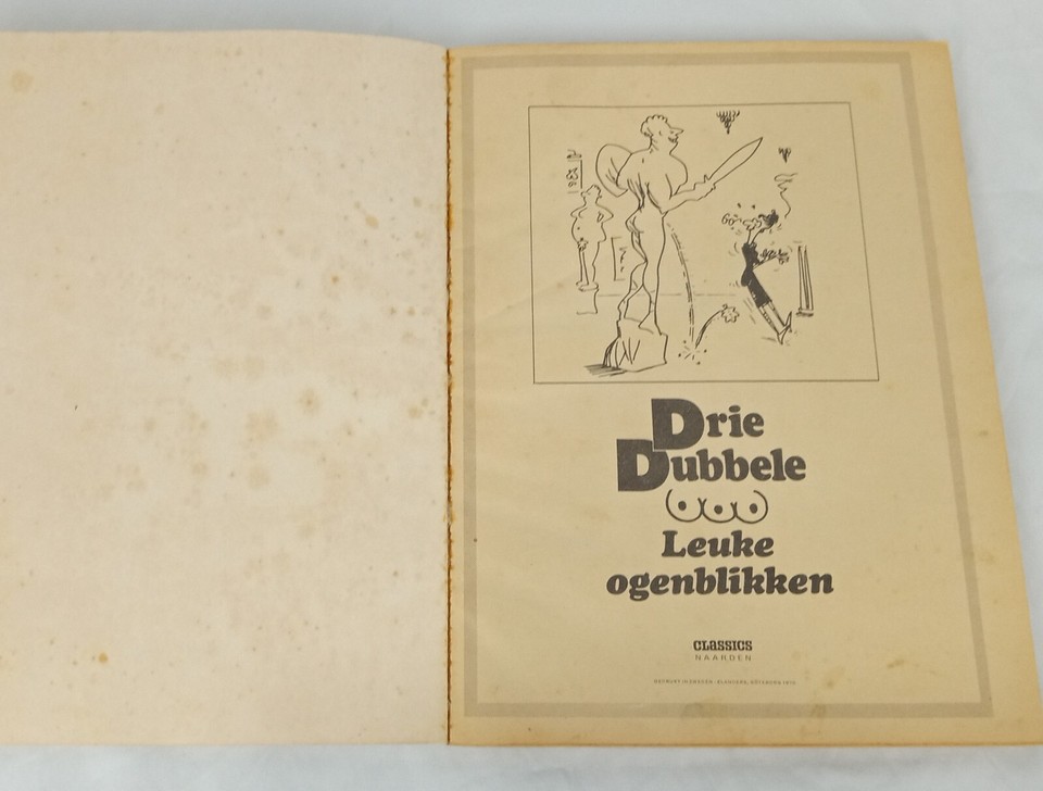 Vintage 1970 Dutch adult jokes strip Cartoon Book Comics Comedy ...