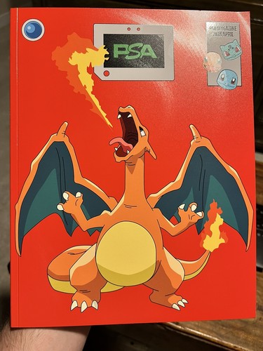 PSA Magazine Pokemon Heat Wave Variant 006/100 Charizard Pokedex Number ...