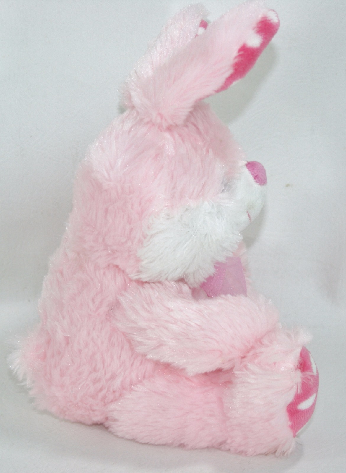 Hug & Luv Bunny Rabbit Pink Polka Dots Plush Stuffed Animal Lovey Soft ...