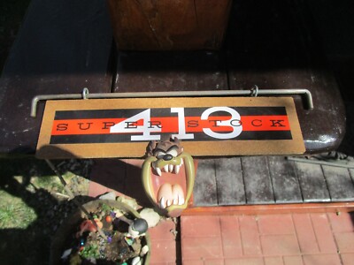 MOPAR "Super Stock 413" Valve Cover Decal Tasmanian Devil Sign man Cave ...