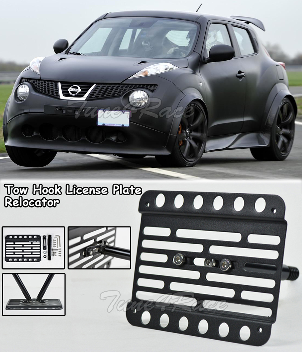 For 11-17 Nissan Juke F15 Front Tow Hook License Plate Mount Bracket ...