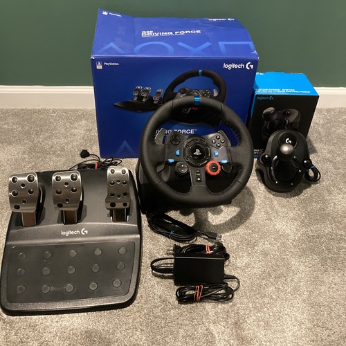 Logitech G29 Driving Force Racing Wheel, Pedals & Shifter PlayStation ...