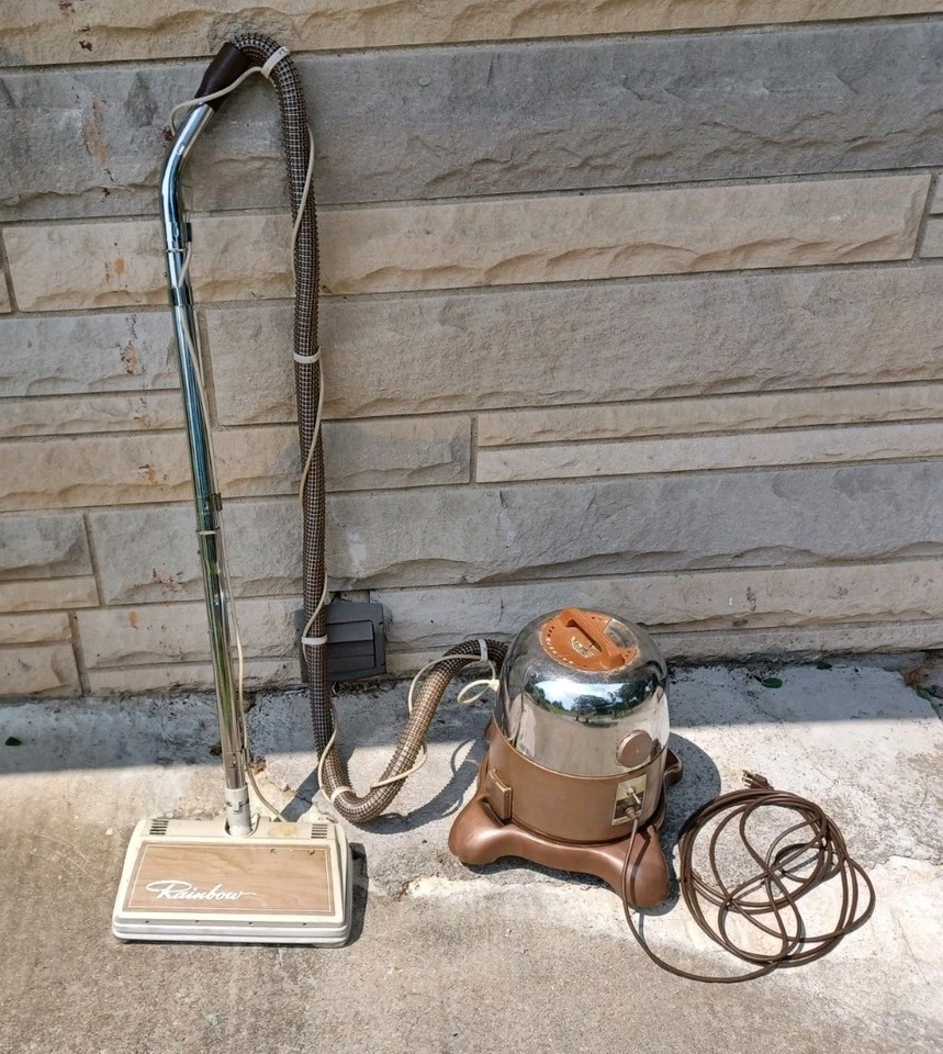 Rexair Rainbow Model D2 Brown Working Canister Vacuum Cleaner With ...
