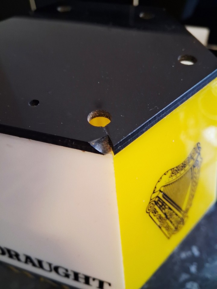 Rare Harp Lager Light Up Bar Top Advertising Beer Font | eBay UK