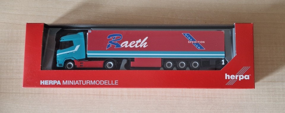 Herpa 316620 DAF XG Raeth Spedition fridge OVP 1:87 | eBay
