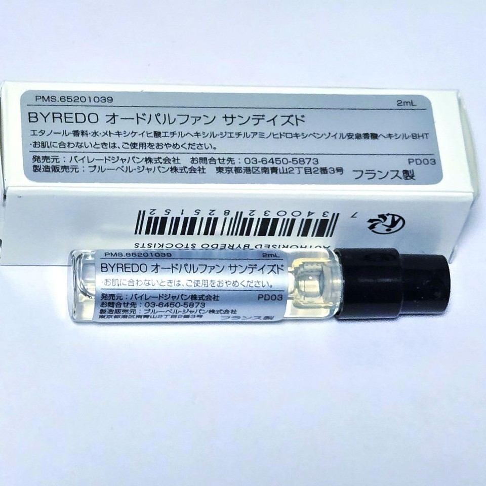 BYREDO Sundazed Perfume Sample 2ml New Fragrance Citrus Mandarin | eBay