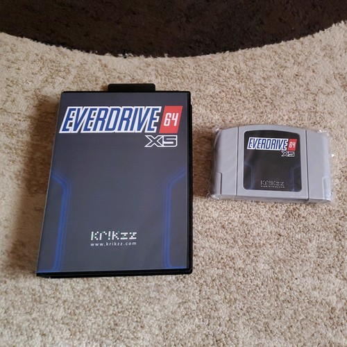 Everdrive 64 X5 GREY SHELL ONLY WITH CASE- Nintendo 64 Krikzz- | eBay