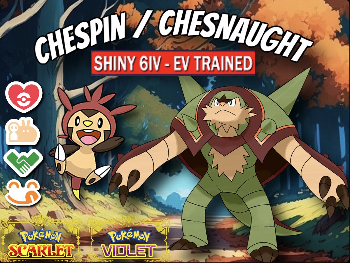Shiny Chespin Pokemon