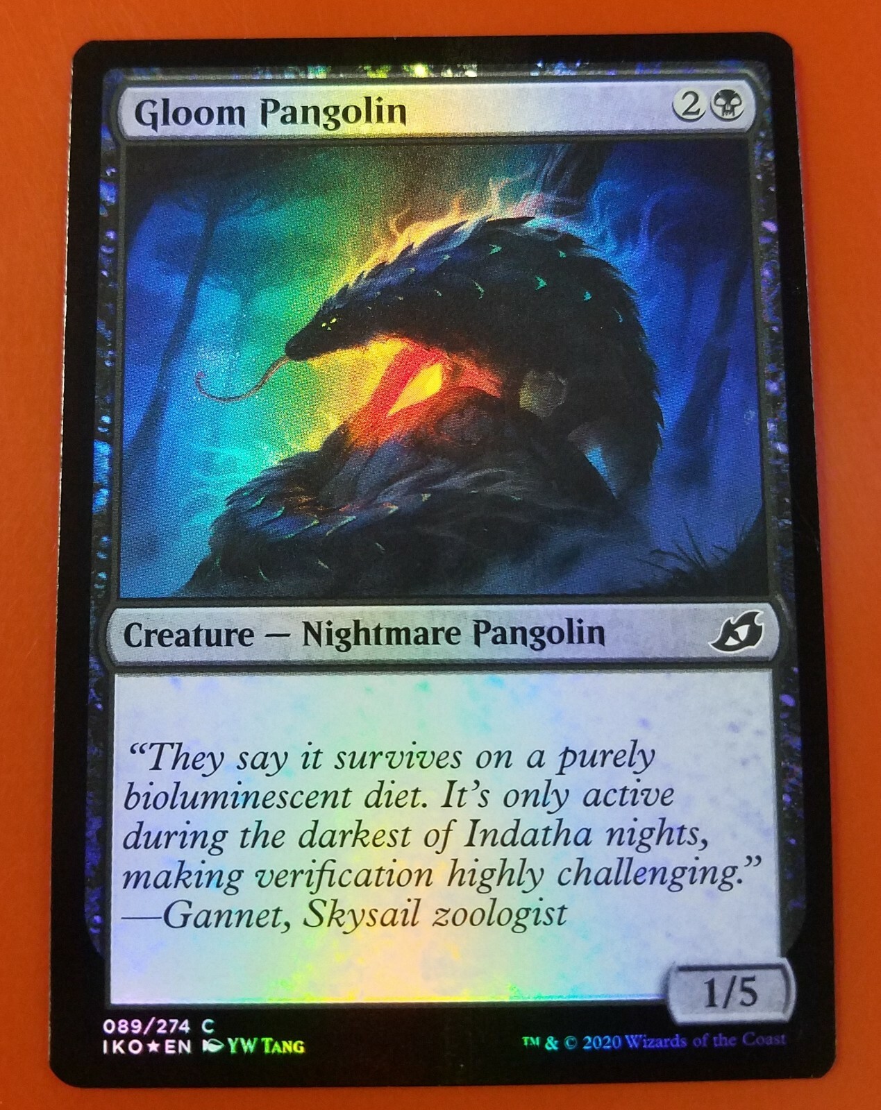 1x Gloom Pangolin | FOIL | Ikoria Lair of Behemoths | MTG Magic Cards ...
