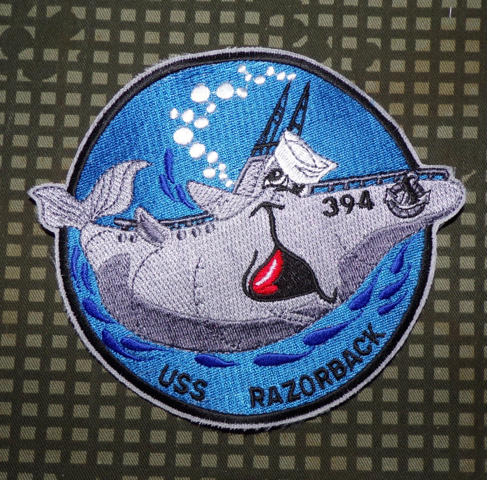 US Navy USS Razorback SS 394 Submarine Embroidered Full Color Patch | eBay
