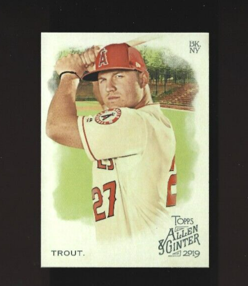 2019 Mike Trout Topps Allen & Ginter #10 ROY MVP Angels | eBay