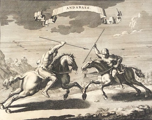 Rome Gladiator Roman ANDABATAE Roma 1704 Italy Horses | eBay UK