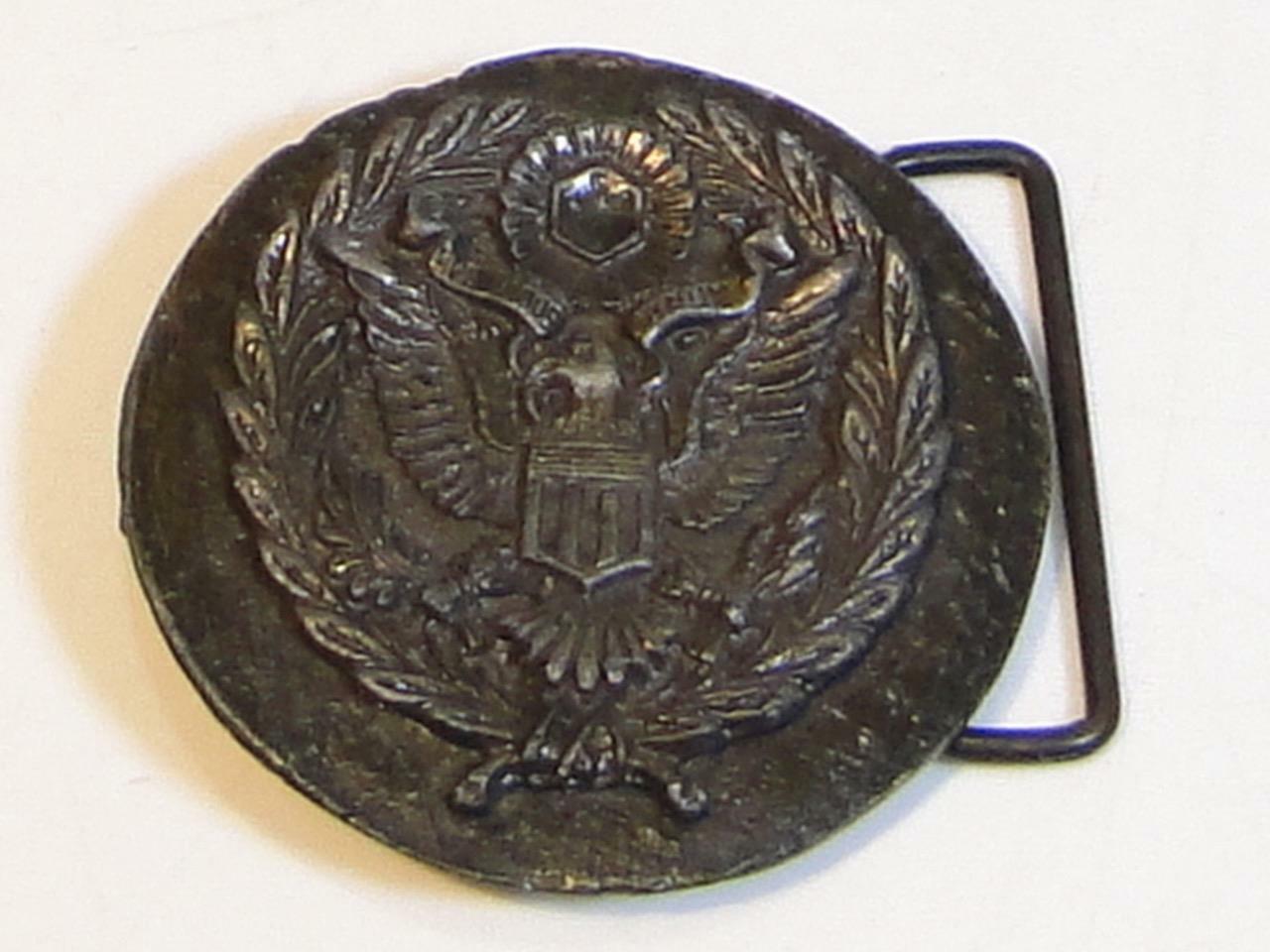 Vintage E Pluribus Unum EAGLE Belt Buckle Brass/Bronz… - Gem