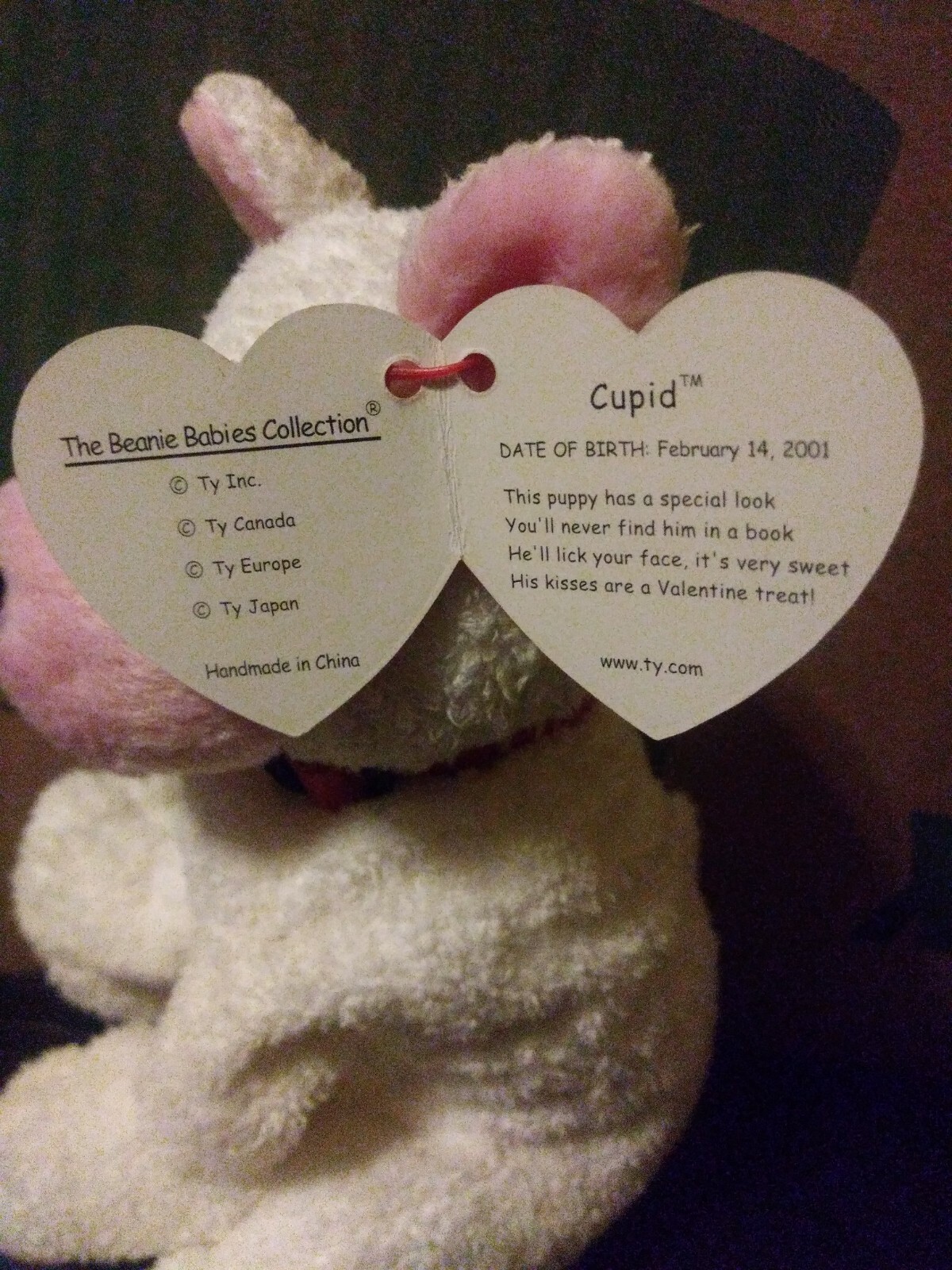 TY Beanie Baby - CUPID the Dog Stuffed Animal Toy | eBay