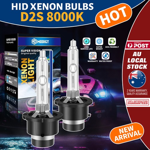 D2S MODIGT 8000K HID Xenon Headlight Bulbs for Toyota Honda Mazda AU | eBay