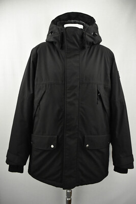 DIDRIKSONS Storm System Mens Jacket Waterproof Karl Parka Hooded Black ...