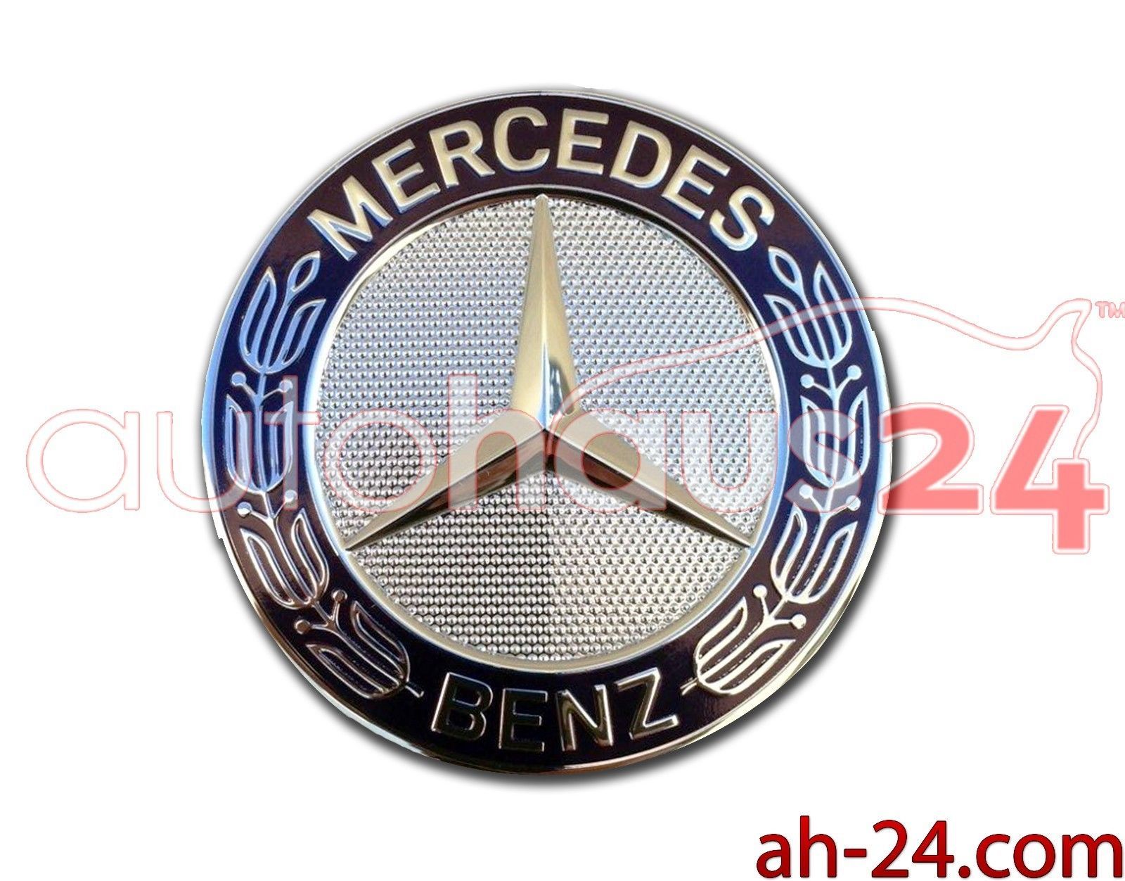 BRAND NEW MERCEDES BENZ FLAT HOOD EMBLEM HOLDER ORIGINAL PART S550 S55 ...