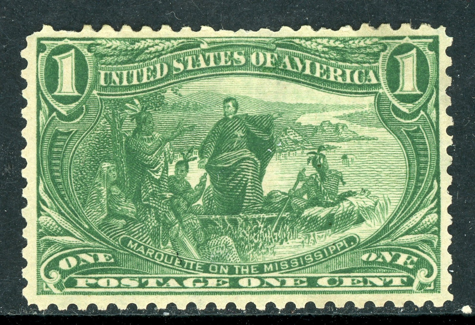 USA 1898 Trans Mississippi 1¢ Green Scott #285 Mint G603 | eBay