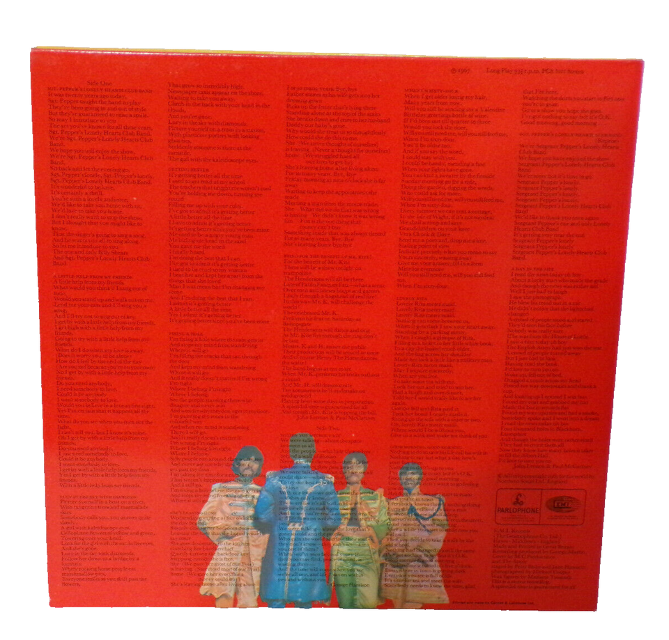 Beatles Sgt. Pepper's Lonely Hearts Club Band - 1967 UK Parlaphone- PCS ...