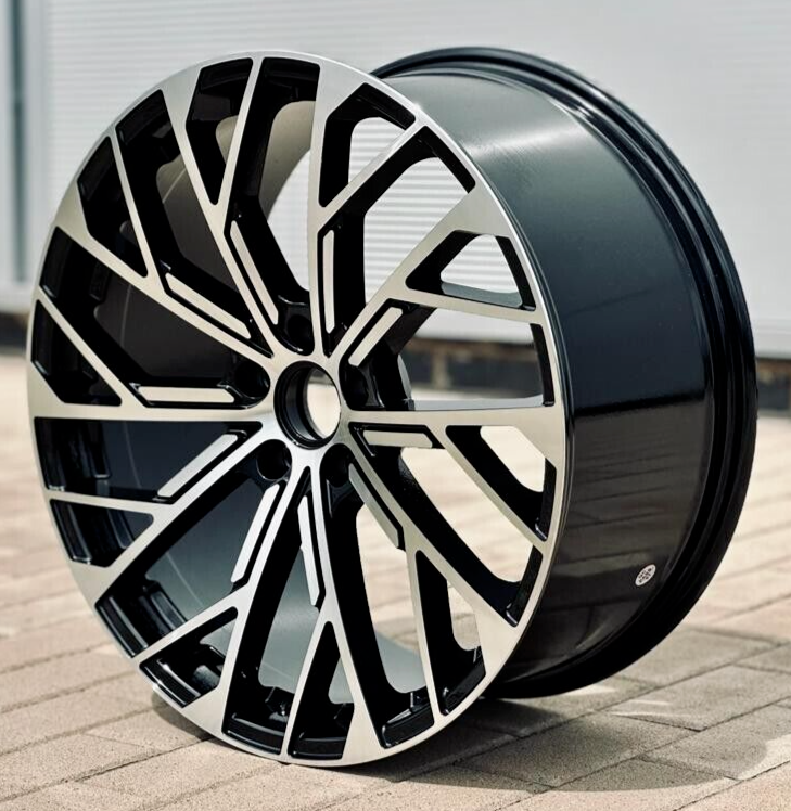 Black Polished x4 20" S8 2023 Style Alloy Wheels 9J Et30 Audi A5 A6 A7 ...