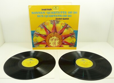 DGG M- Stereo 2-LP KOECKERT QUARTET / HAYDN "compl Sun Quartets 1-6 ...
