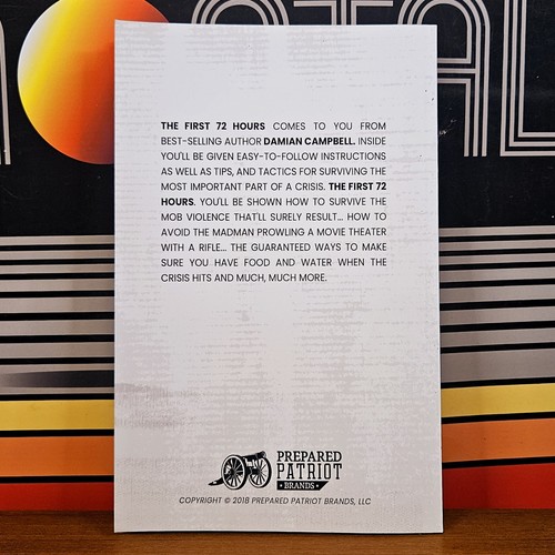 The First 72 Hours by Damian Campbell 2018 Book Prepared Patriot ...