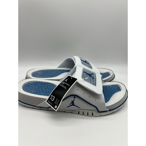 Jordan Hydro 4 Slide Military Blue 532225-141 Men’s 13 NWT | eBay