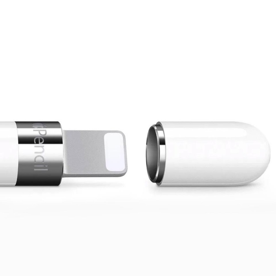 White Pencil Cap Replacement Magnetic Protective Case Cap For Apple ...
