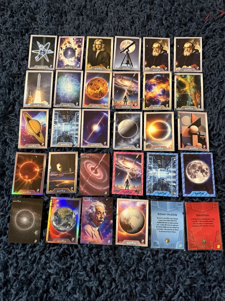 2024 Cardsmiths Galactic Space Currency Milky Way Red 06 /25 Blue 004 / ...