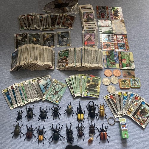 Insect King Mushiking Card Collection Approximately 300 Cards Figures ...