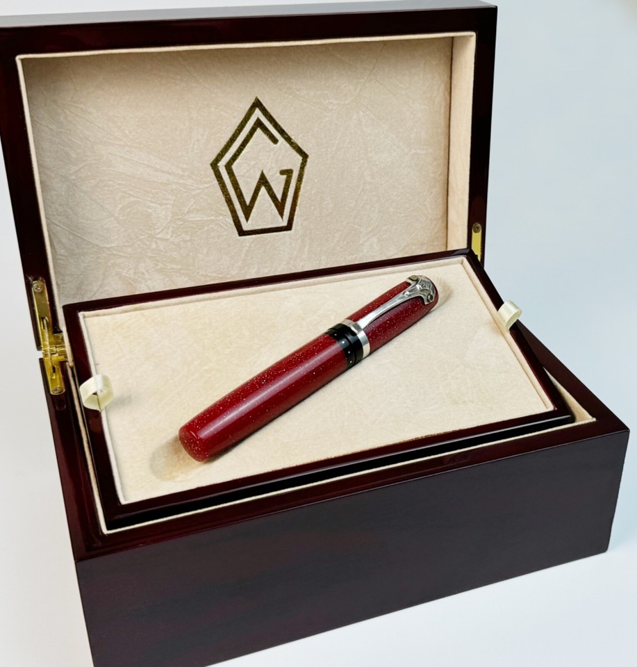 Gisi Pen Company Cosmic Red Limited Edition Fountain Pen | eBay