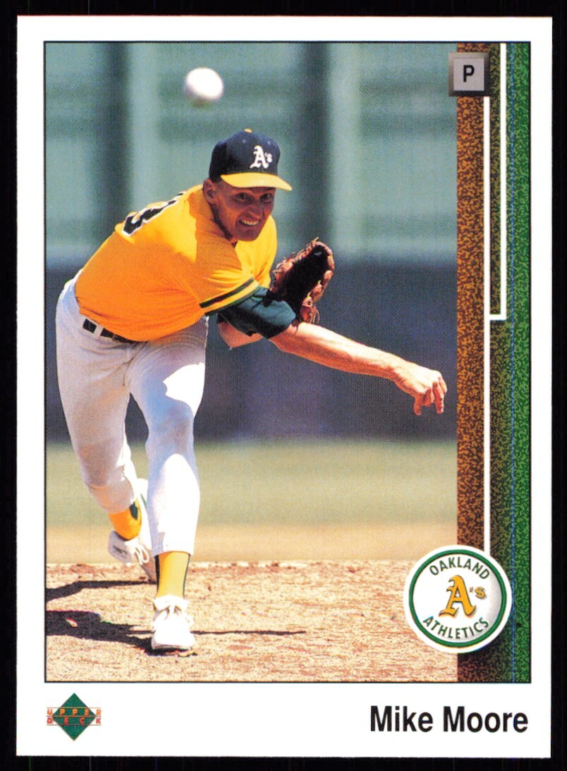 1989 Upper Deck Mike Moore Oakland Athletics #758 | eBay