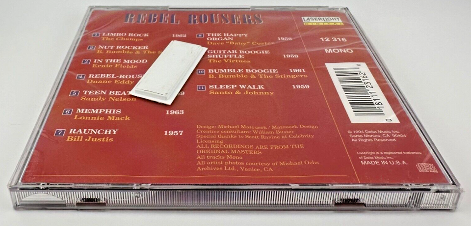 Rebel Rousers - Greatest Rock Instrumental Hits by Various [ NEW CD ...