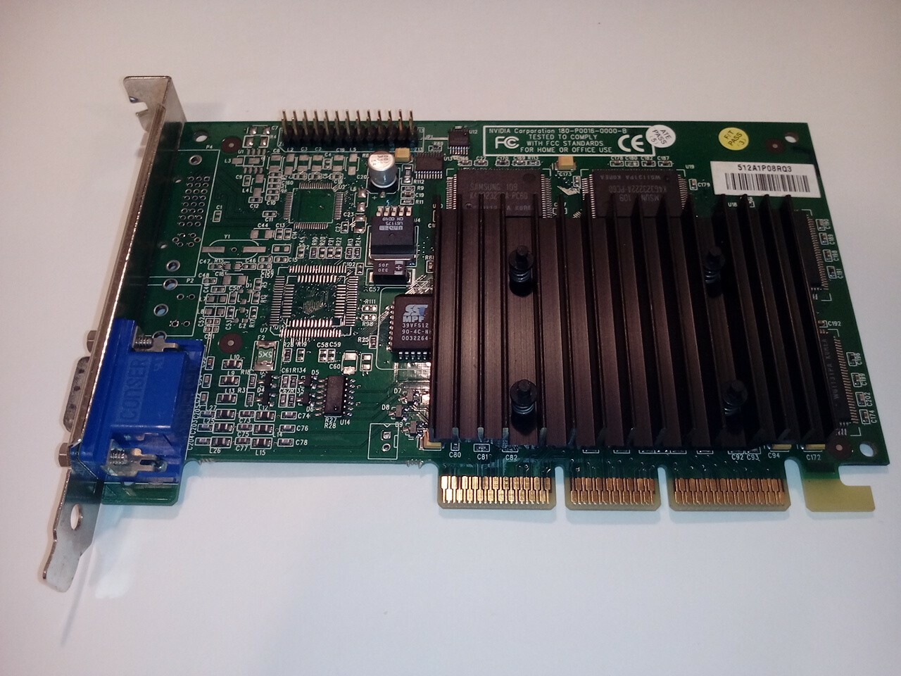 nVIDIA 180-P0016-0000-B16MB VGA AGP Video/Graphics Card. Compaq Part ...