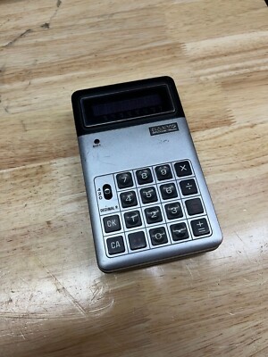 Vintage 1972 Classic Sanyo ICC-807D Calculator From 70s Very Rare ...