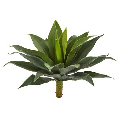 Nearly Natural 19-inch Large Agave Artificial Plant (Set of 2) | eBay
