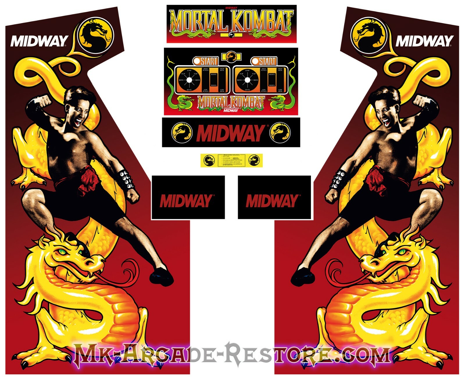 Mortal Kombat Cabinet Graphics | Cabinets Matttroy