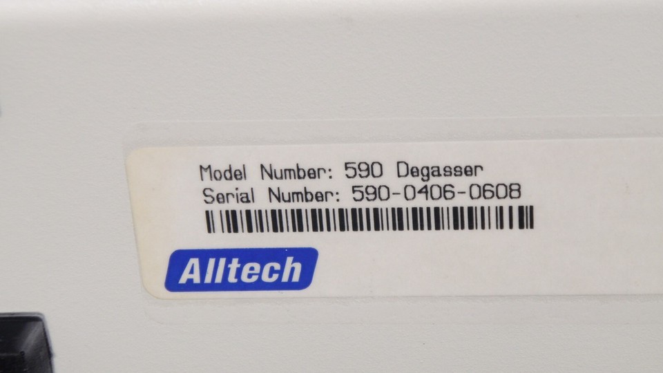 Alltech Select Degassing System, Model 590, Tested! | eBay