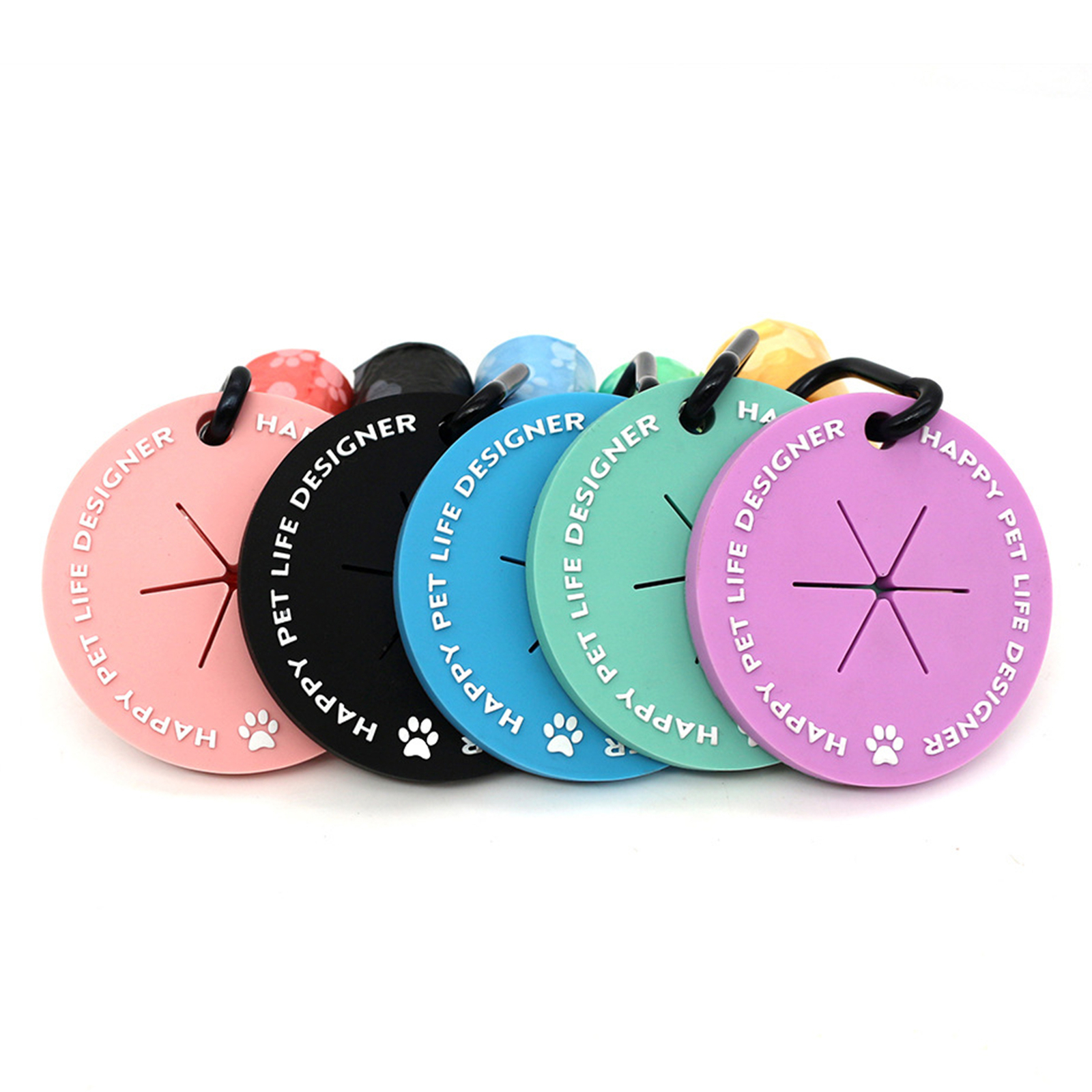 Poop Bag Clip Small Size Store Dog Poop Bag Gripper Hands Free Clip ...