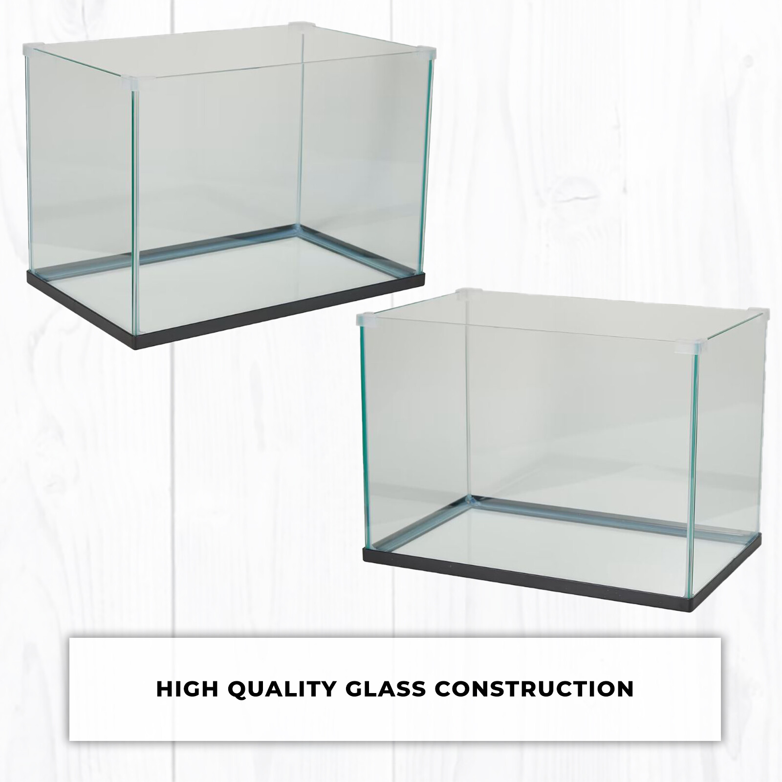 20 Litre Fish Aquarium Tank Starter Kit Pack with Accessories and Free ...