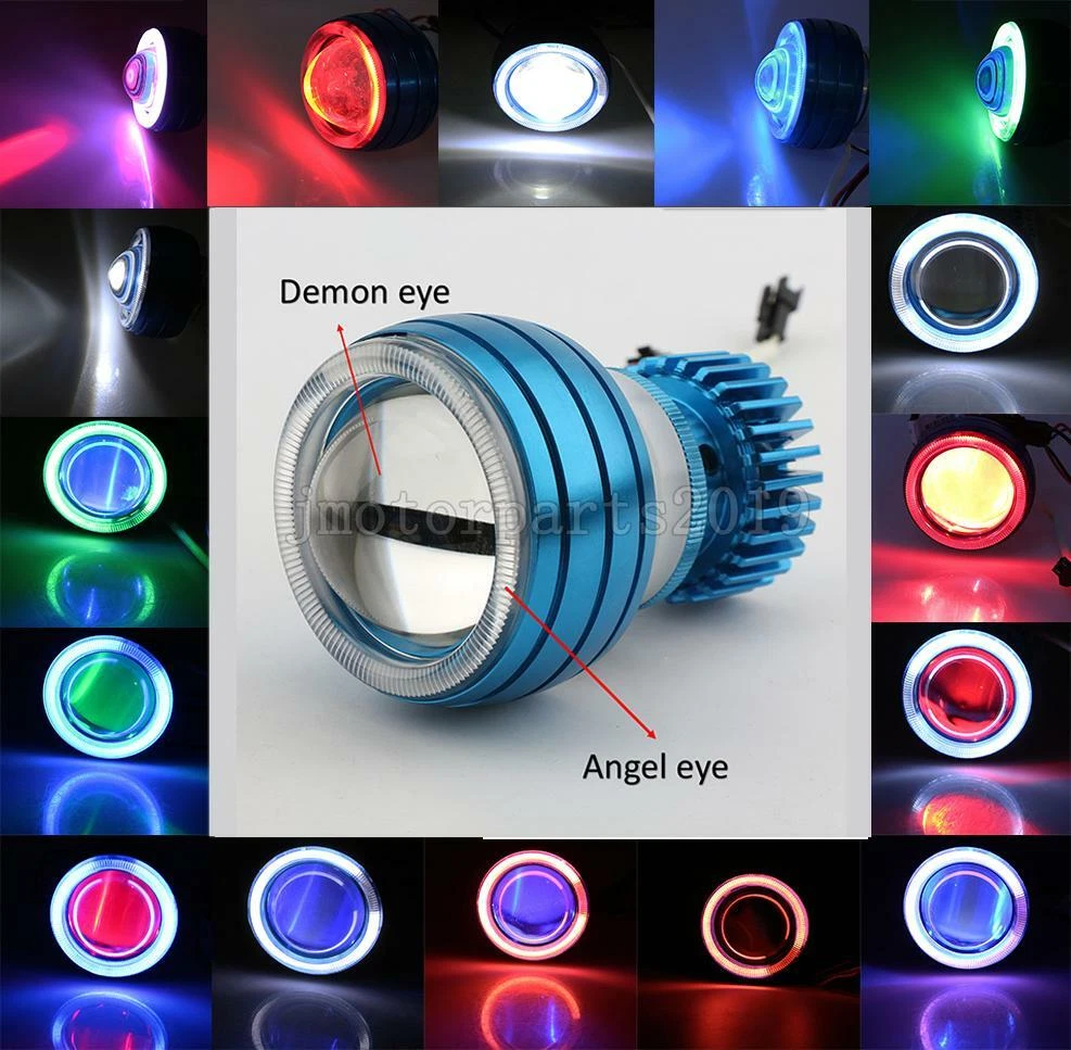 Devil Eyes Headlights Motorcycle