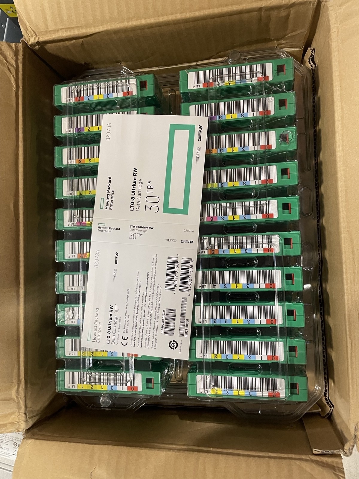 HP Q2078A LTO-8 HP ULTRIUM 12/30TB TAPE | eBay