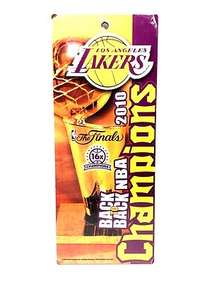 Los Angeles Lakers 16x Champions Back to NBA GRAPHIC ART BOARD PLAQUE ...