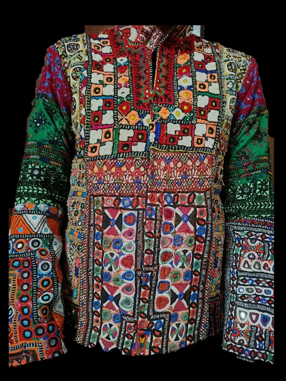 Banjara Vintage jacket Kuchi Afghan Patchwork Handmade Embroidery indian jacket | eBay