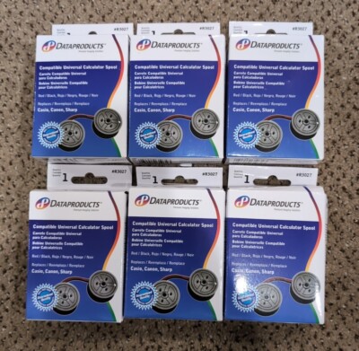 Lot of 6 - DataProducts #R3027 Compatible Universal Calculator Spool ...